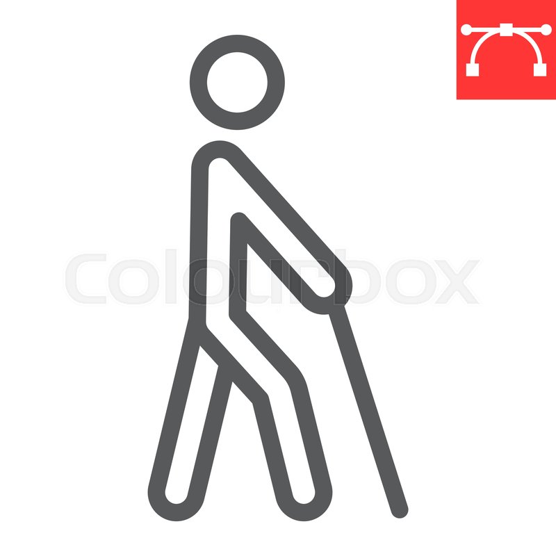 Blind Person Walking Stick