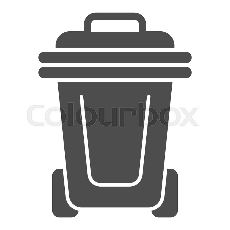 Garbage Can Clip Art Black And White