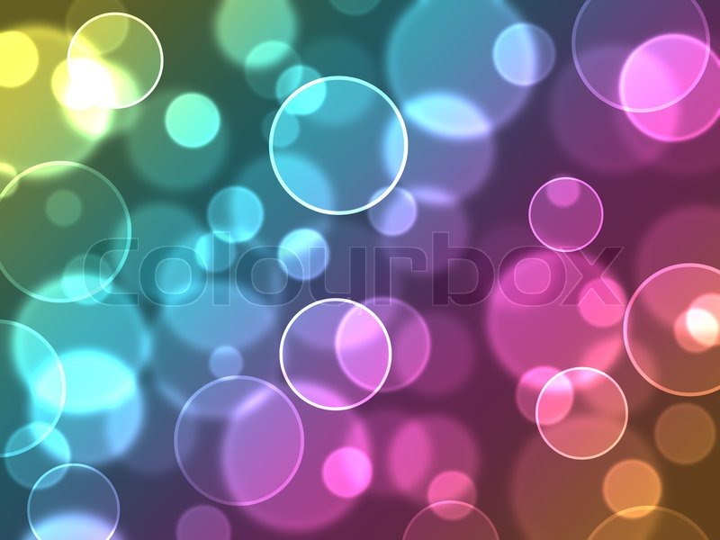 Multicolor Bubbles Background