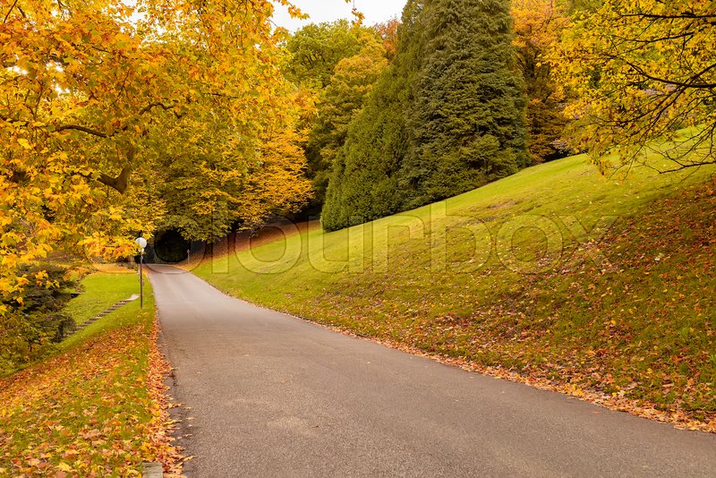 Autumn landscape Baden-Baden. Europe. ... | Stock image | Colourbox