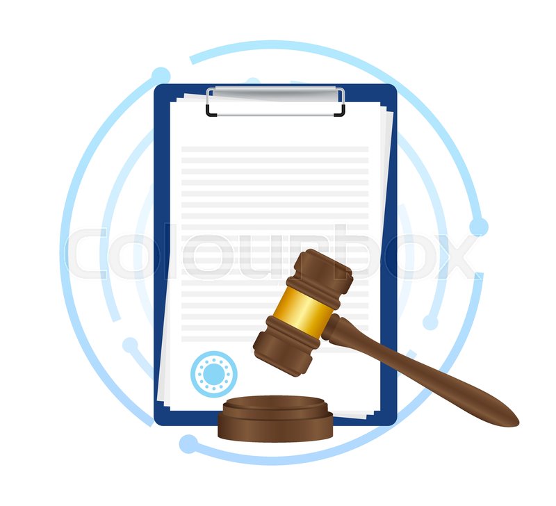 Law concept of legal regulation ... | Stock vector | Colourbox