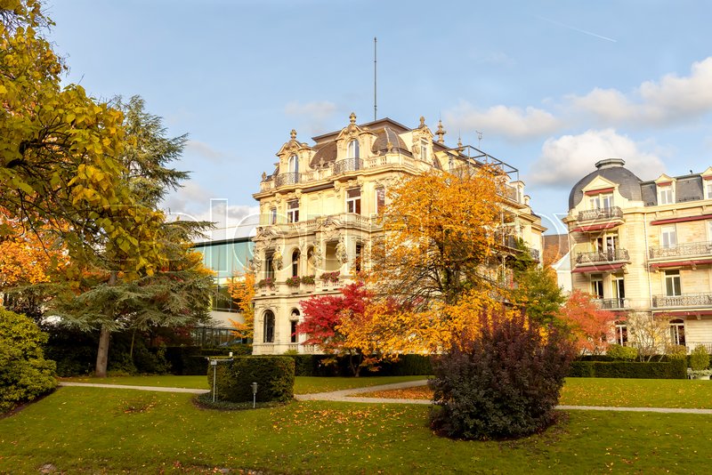 Autumn landscape Baden-Baden. Europe. ... | Stock image | Colourbox