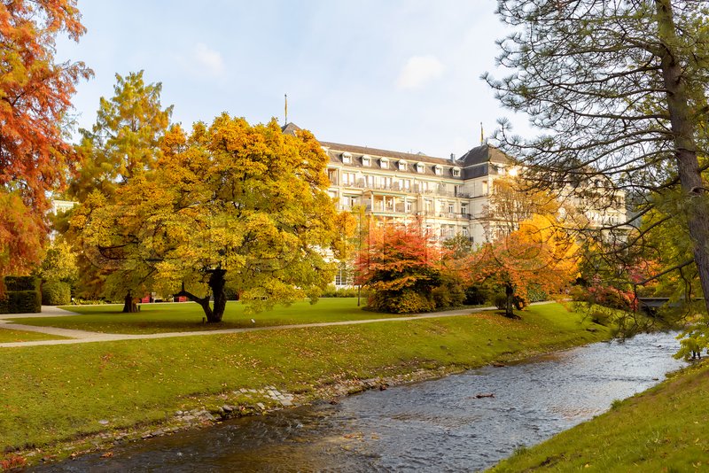 Autumn landscape Baden-Baden. Europe. ... | Stock image | Colourbox