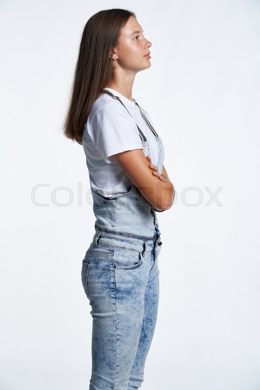 Woman Standing Profile