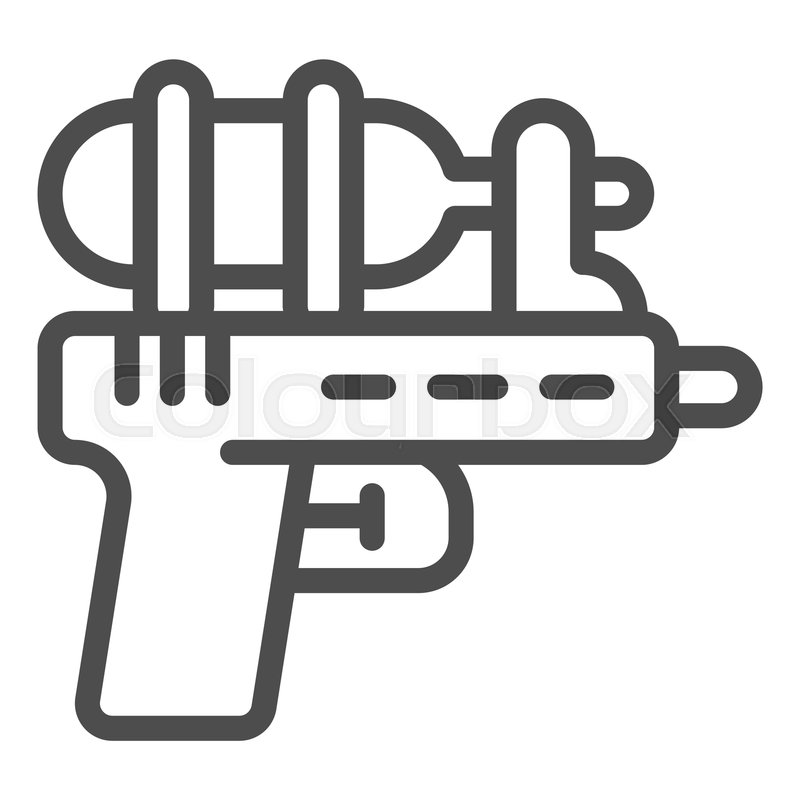 Nerf Gun Black Background