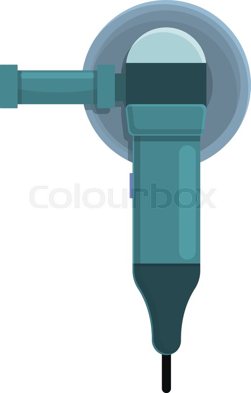 Power grinding machine icon. Cartoon ... | Stock vector | Colourbox