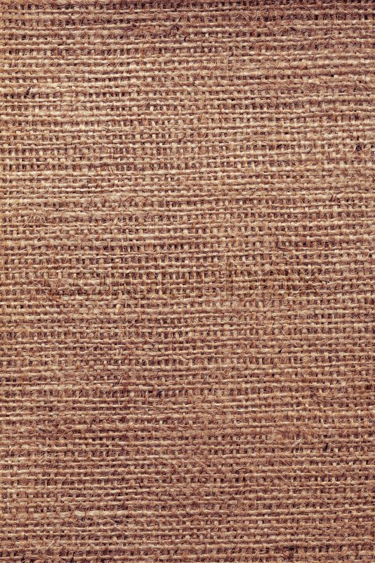 Natural burlap background. Burlap ... | Stock image | Colourbox