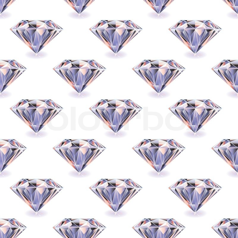 Diamond seamless repeat | Stock vector | Colourbox