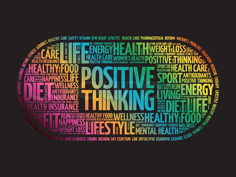 Positive Word Collage