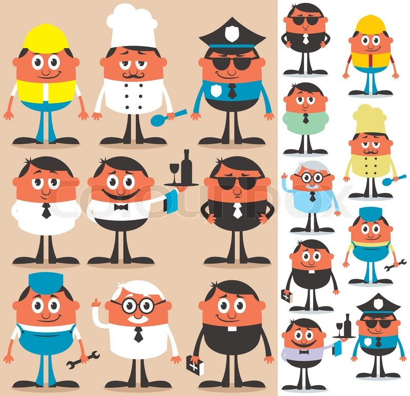 Occupations | Stock vector | Colourbox