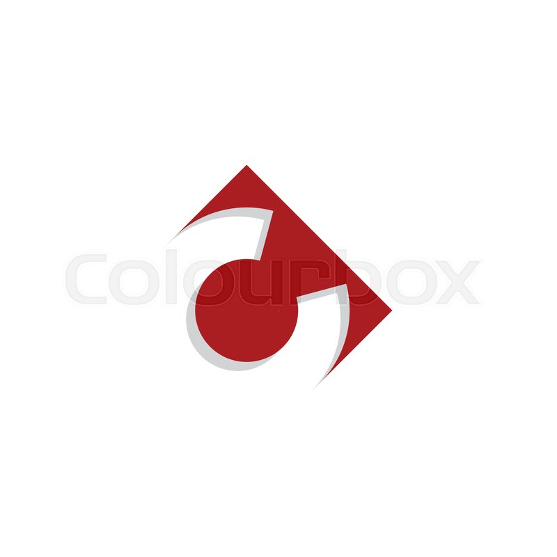 Red logo letter c icon vector symbol | Stock vector | Colourbox
