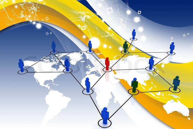 Business network | Stock image | Colourbox
