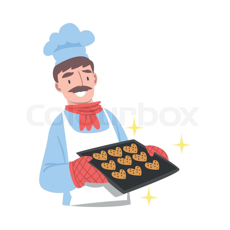 Cookies Tray Cartoon