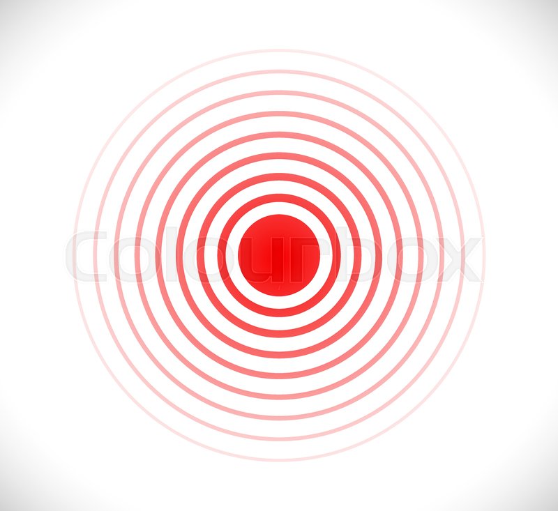 Pain symbol concept vector icon | Stock vector | Colourbox