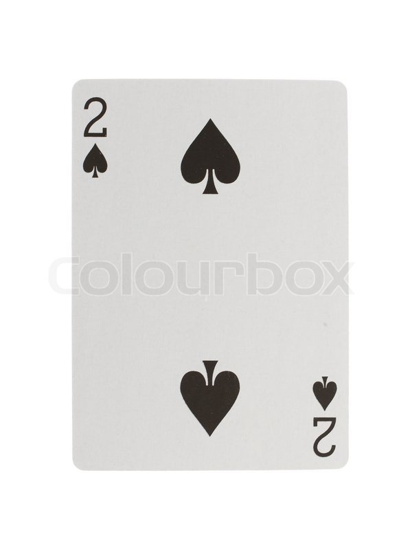 Playing card two | Stock image | Colourbox