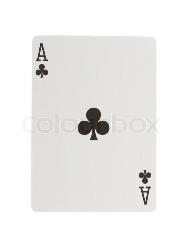 Playing card ace | Stock image | Colourbox