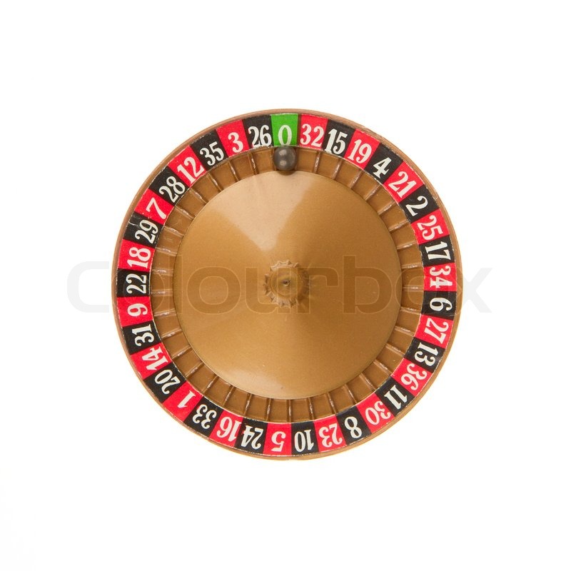 Used roulette wheel and ball | Stock image | Colourbox