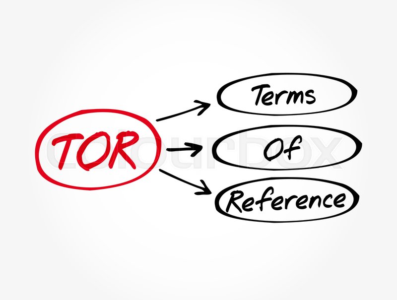 TOR - Terms of Reference acronym, ... | Stock vector | Colourbox