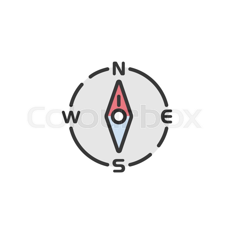 North Direction Icon