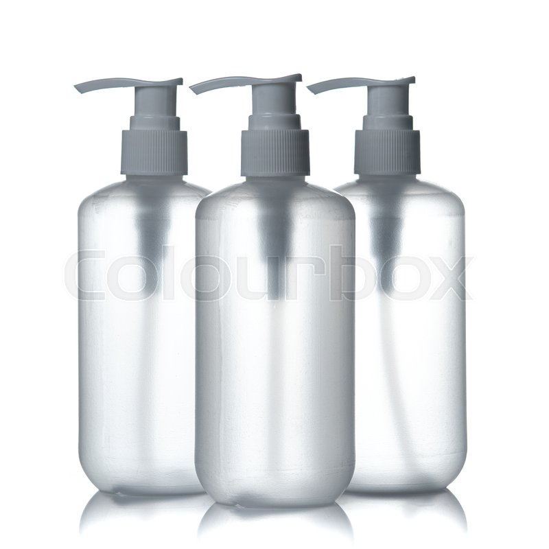 Transparent bottle dispenser pump with ... | Stock image | Colourbox