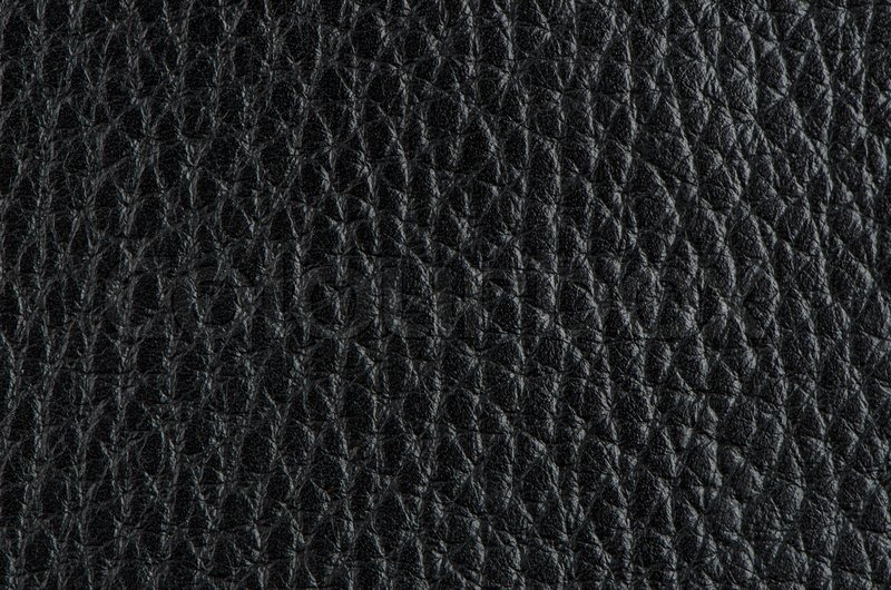 Black leather | Stock image | Colourbox