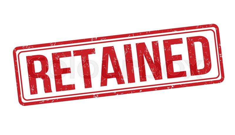 Retained grunge rubber stamp on white ... | Stock vector | Colourbox