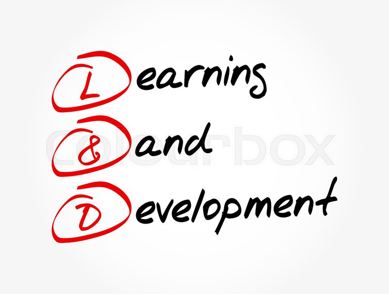 L&D - Learning and Development ... | Stock vector | Colourbox