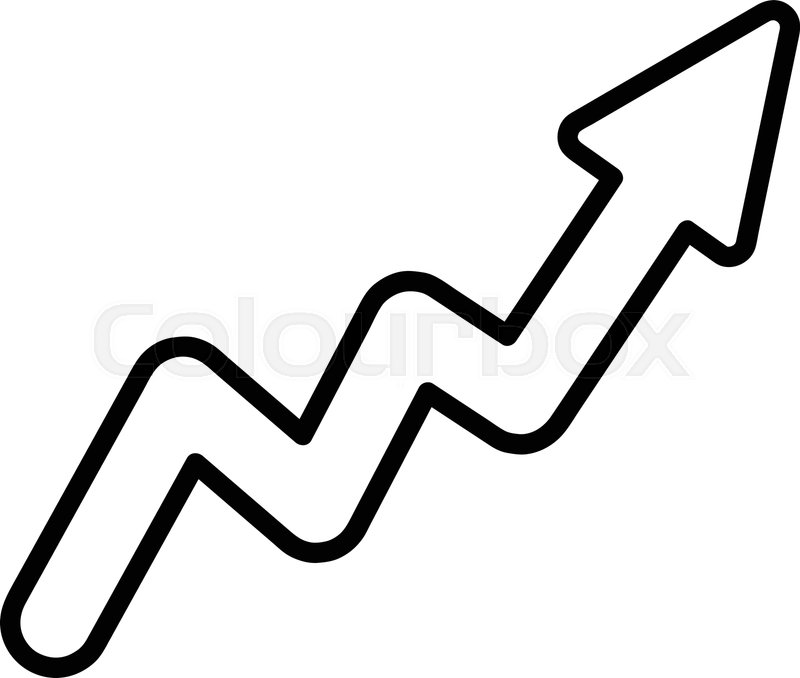 Trend icon sign design | Stock vector | Colourbox