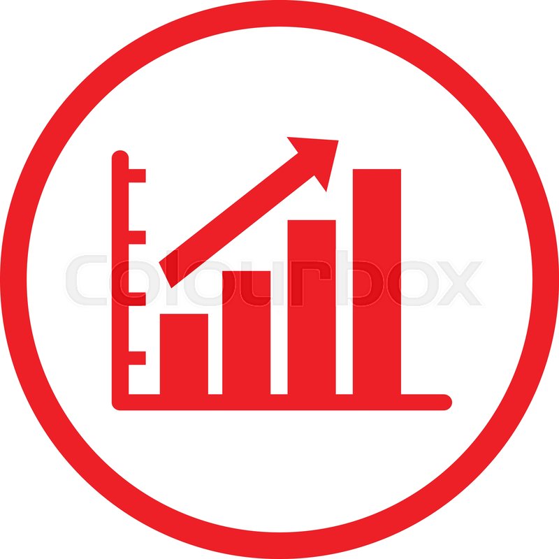 Trend icon sign design | Stock vector | Colourbox