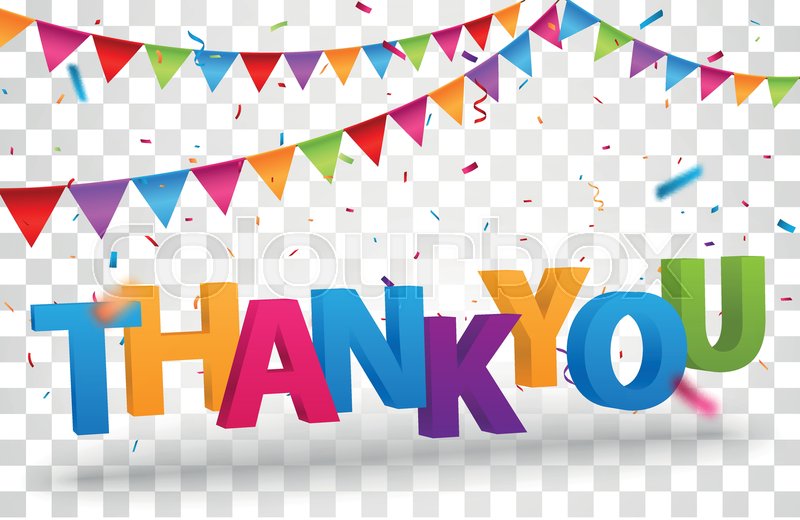 Vector Illustration of Thank you sign ... | Stock vector | Colourbox