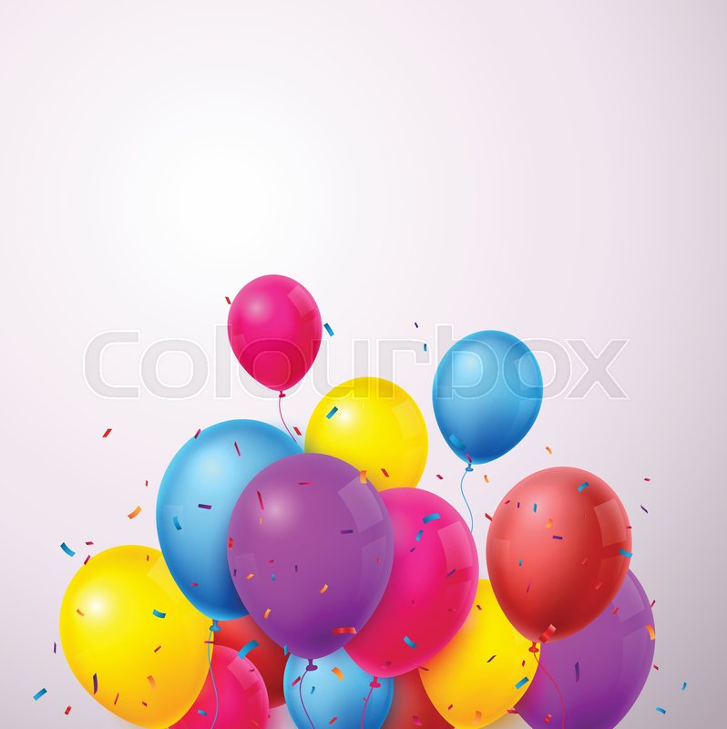 Vector Illustration of Birthday and ... | Stock vector | Colourbox