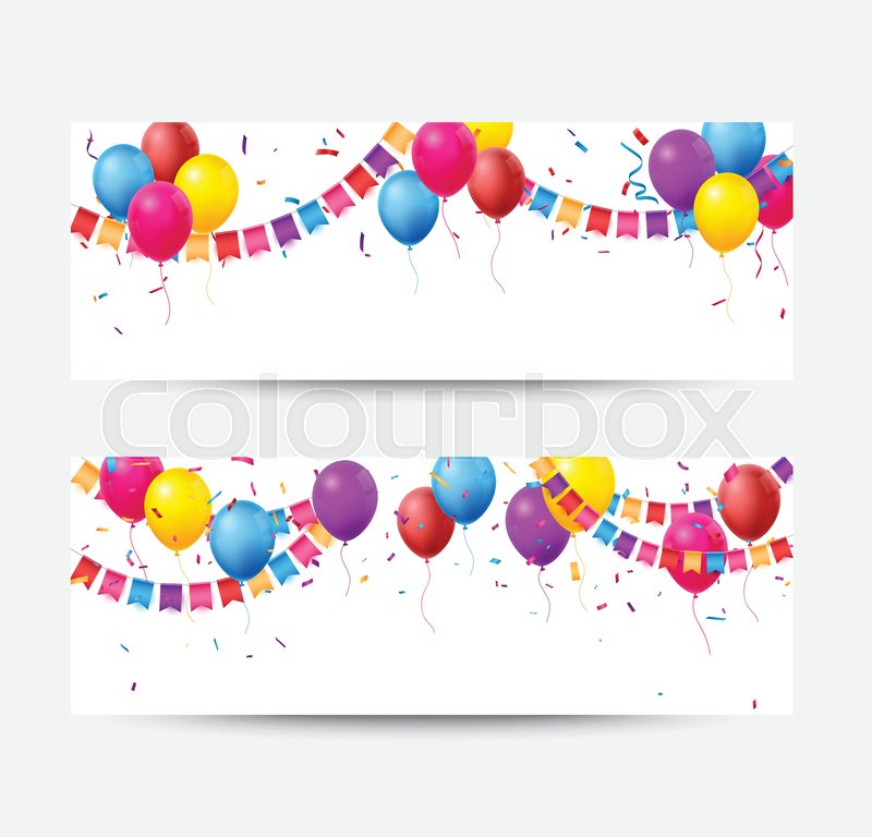 Vector Illustration of Birthday ... | Stock vector | Colourbox
