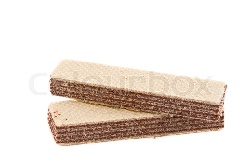 Wafers isolated | Stock image | Colourbox