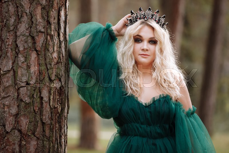 Medieval Princess Dress Green