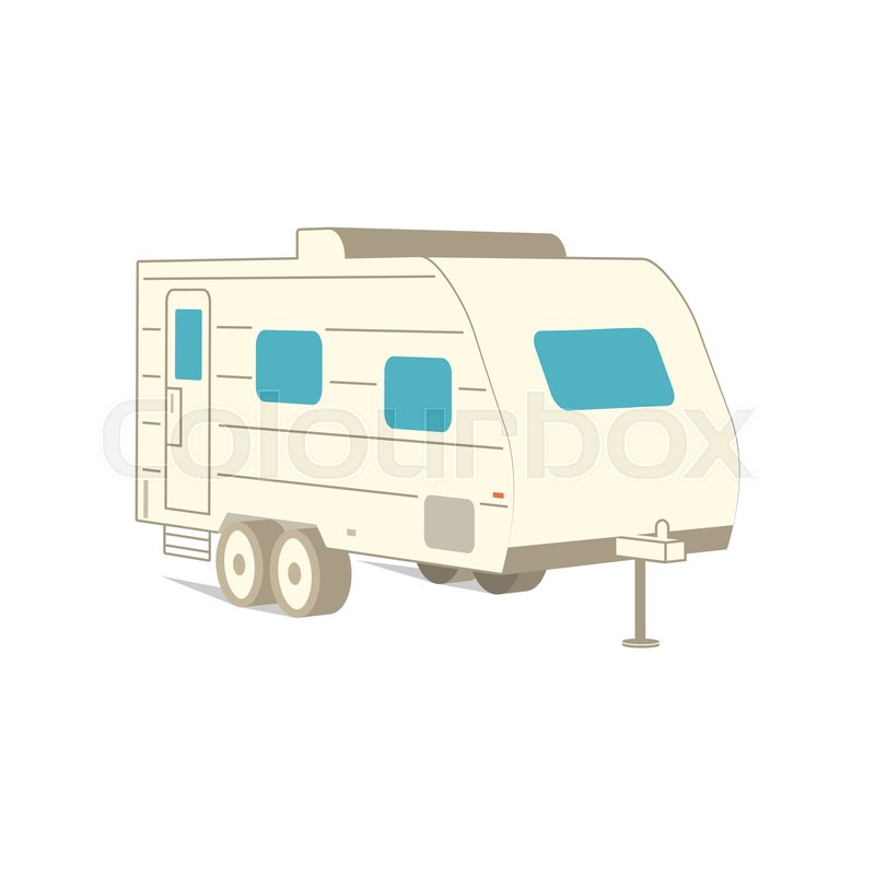 Camping Trailer Cartoon