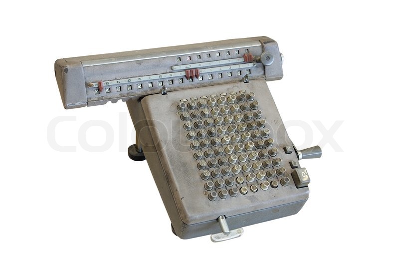 Antique office machine | Stock image | Colourbox