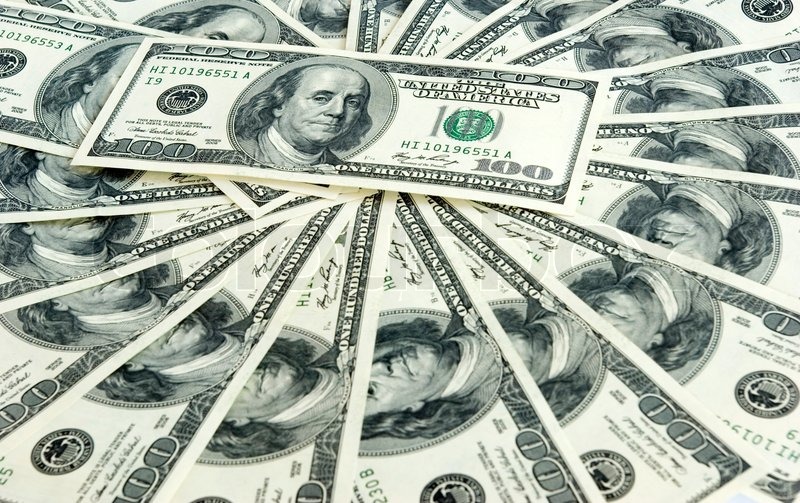 Money background | Stock image | Colourbox