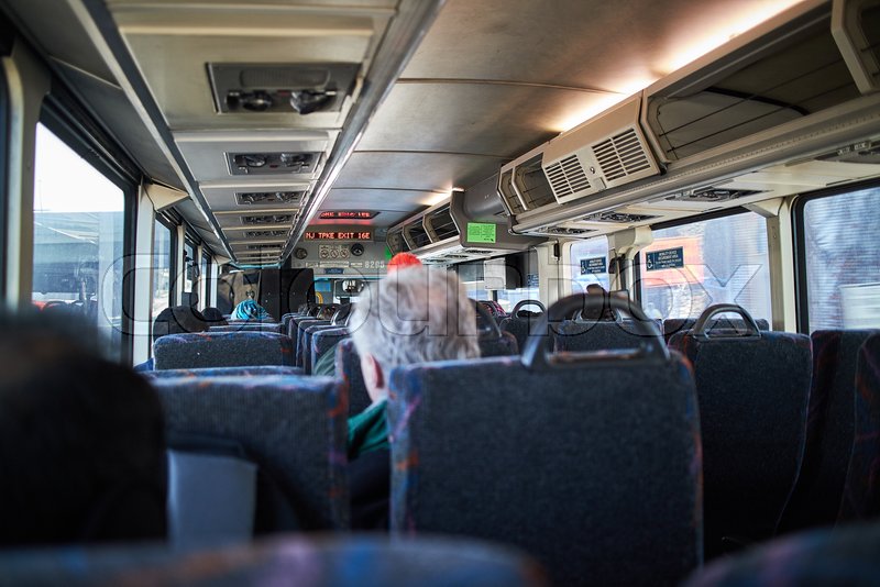 Bus in new york | Stock foto | Colourbox