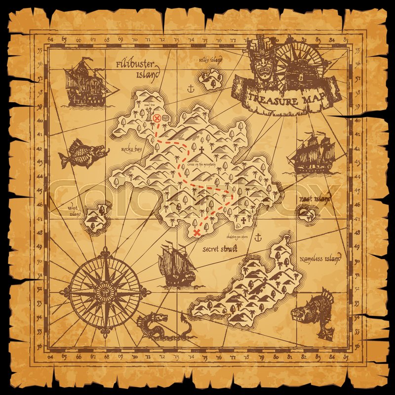 Pirate Treasure Map