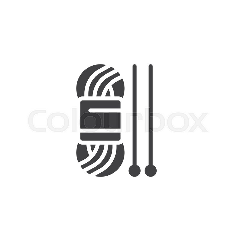 Knitting Needles Vector