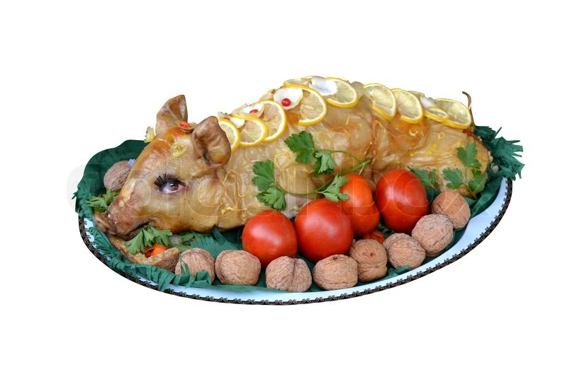 Stuffed Pig Food