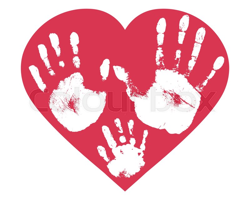 Baby Handprint Vector