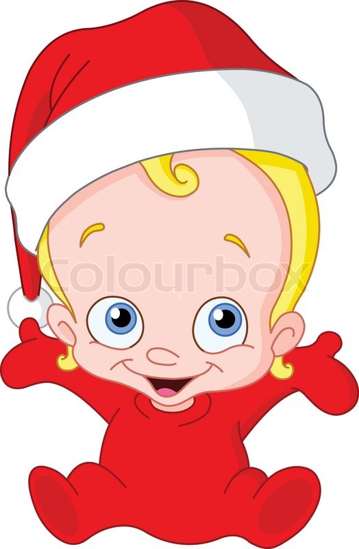 Christmas baby | Stock vector | Colourbox