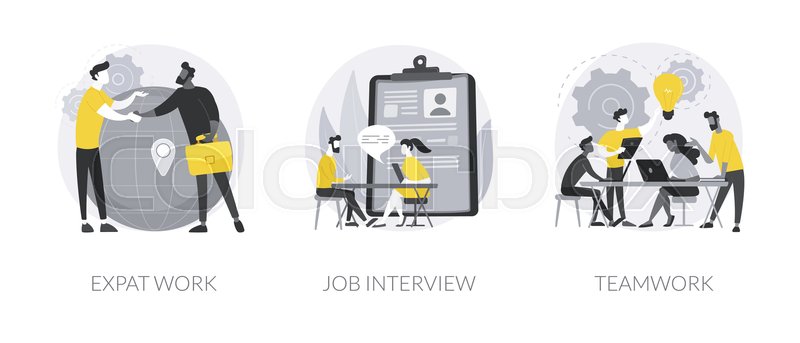 Hiring employees abstract concept ... | Stock vector | Colourbox