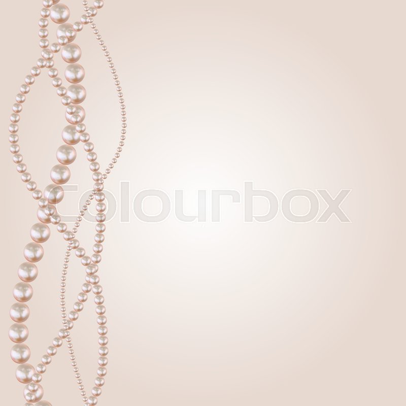 String Of Pearls Vector