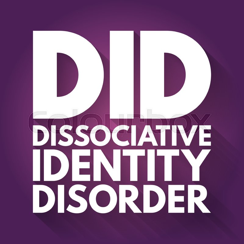 DID - Dissociative Identity Disorder ... | Stock vector | Colourbox