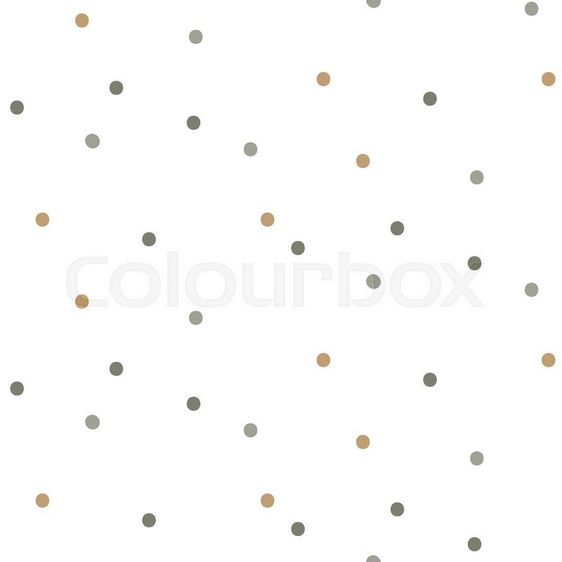 Confetti dot shapes seamless pattern. ... | Stock vector | Colourbox