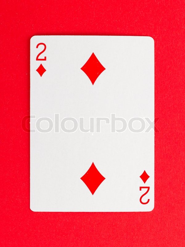 Playing card two | Stock image | Colourbox