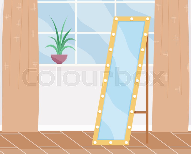Cartoon Standing Mirror