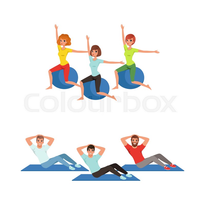 Aerobics Class Clip Art